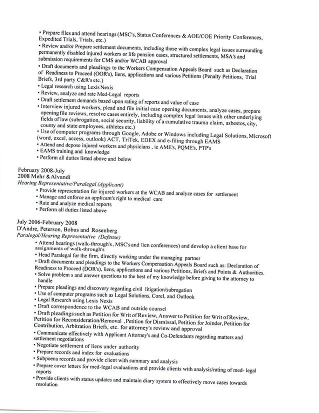 SOS BROCHURE AND TMG RESUME JULY 2015 | PDF