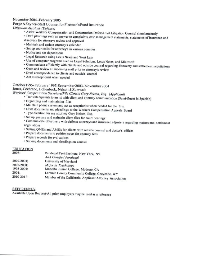 SOS BROCHURE AND TMG RESUME JULY 2015 | PDF