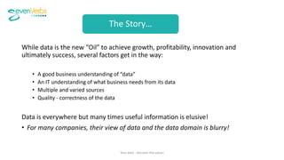 Modelation - how a strategic data mashup integrates with modern data ...