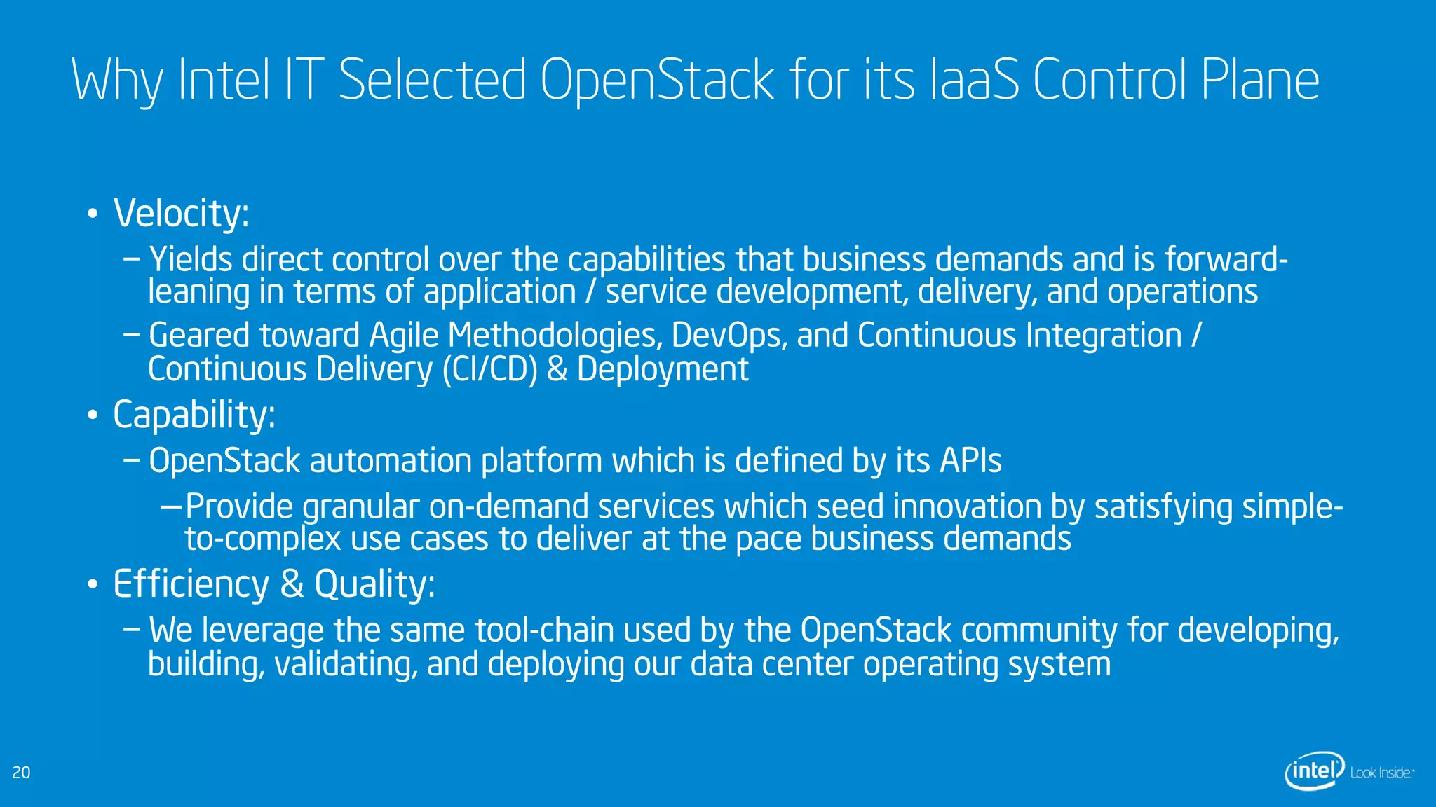 3-Years-of-OpenStack-Intel-IT | PPT