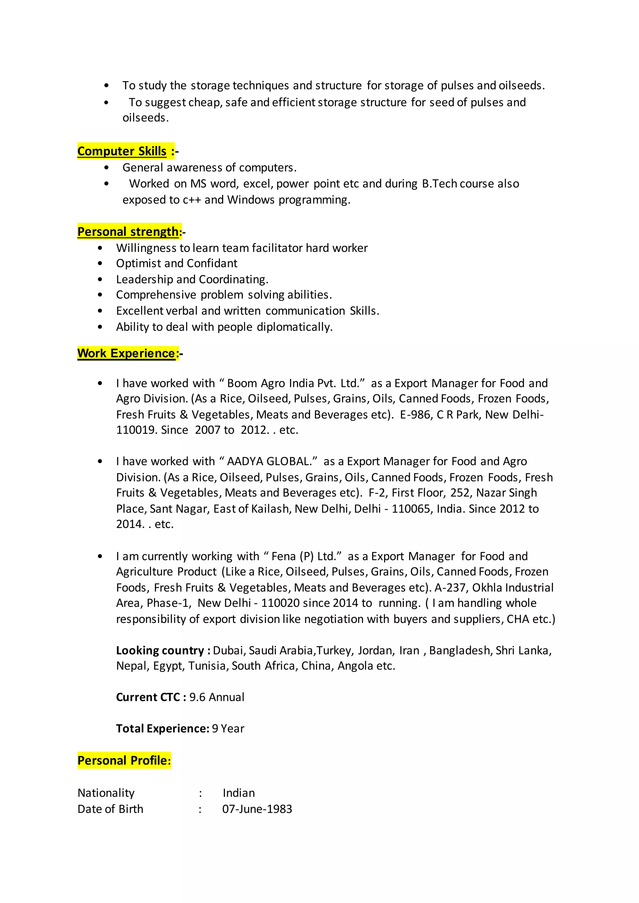 Resume kapil | DOCX