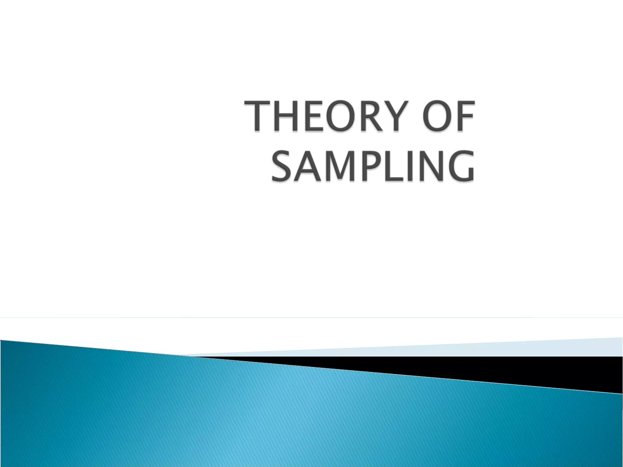 050 sampling theory | PPT