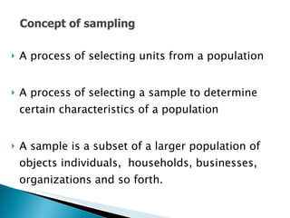 050 sampling theory | PPT
