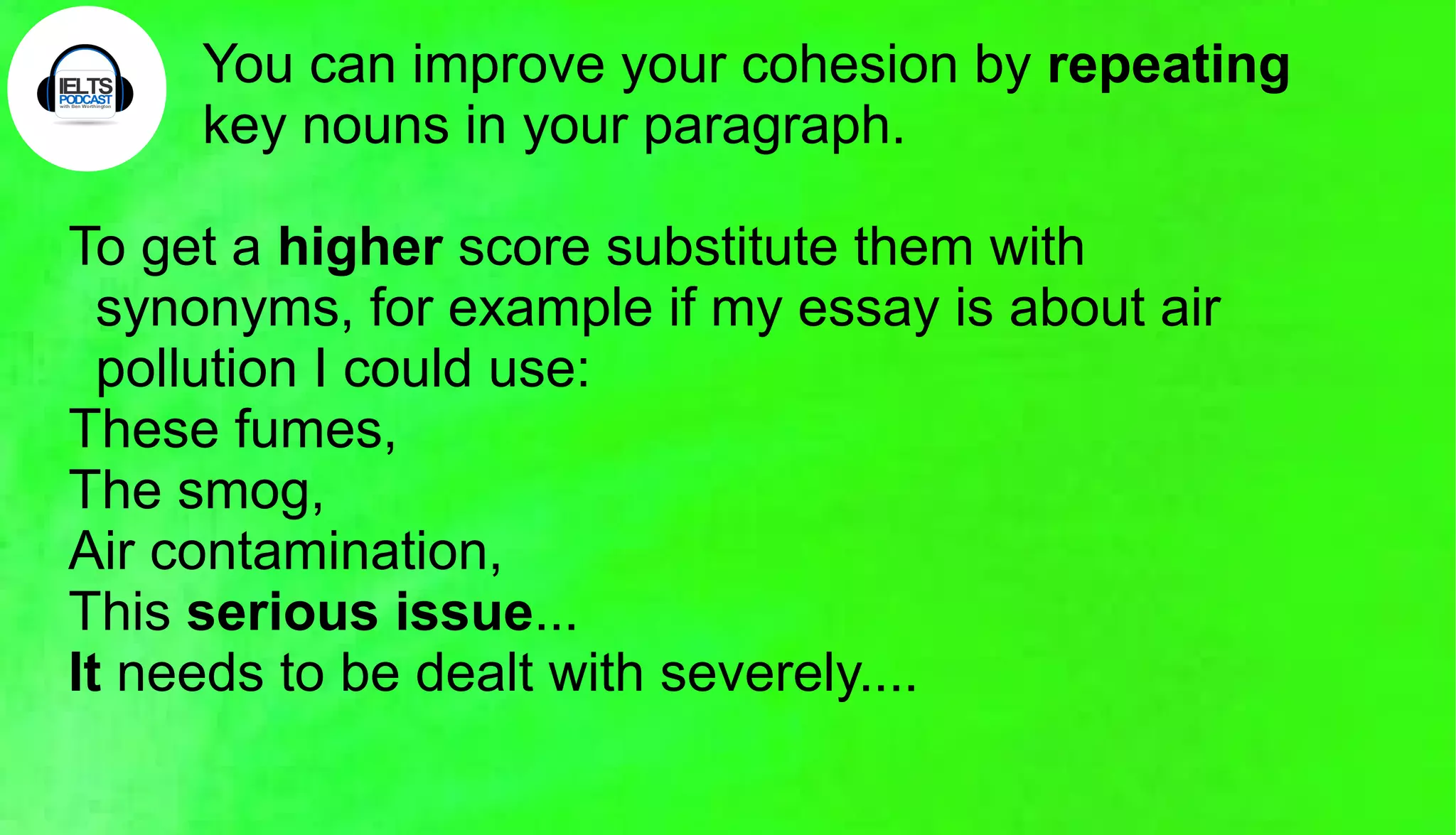 5 Easy Ways to Improve Cohesion in IELTS Writing Task 2 | ODP
