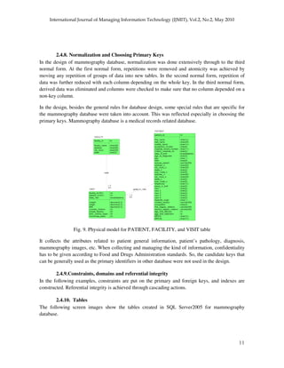 Intelligent Mammography Database Management System for a Computer Aided Breast Cancer Detection ...