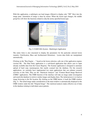 Intelligent Mammography Database Management System for a Computer Aided Breast Cancer Detection ...