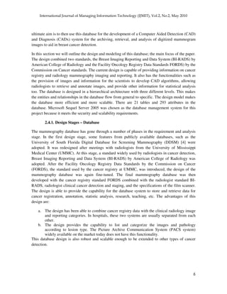 Intelligent Mammography Database Management System for a Computer Aided Breast Cancer Detection ...