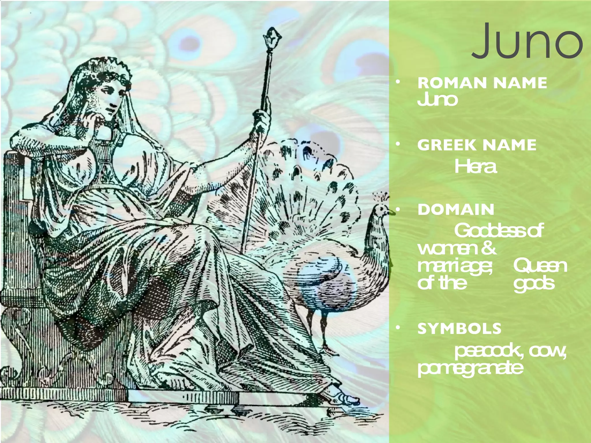 12 Roman Gods/Goddesses | PPT