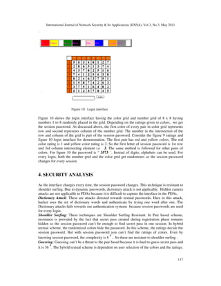 Authentication Schemes for Session Passwords using Color and Images | PDF | Internet | Computing