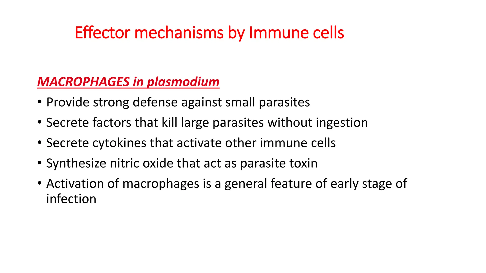 parasitic infection immune response and mechanism of evasion | PPTX