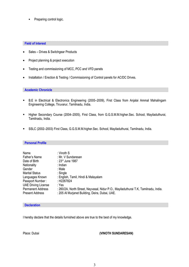 Vinoth_Resume | PDF