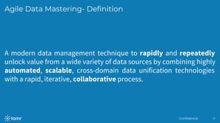 Big Data LDN 2018: AGILE DATA MASTERING: THE RIGHT APPROACH FOR DATAOPS | PPT