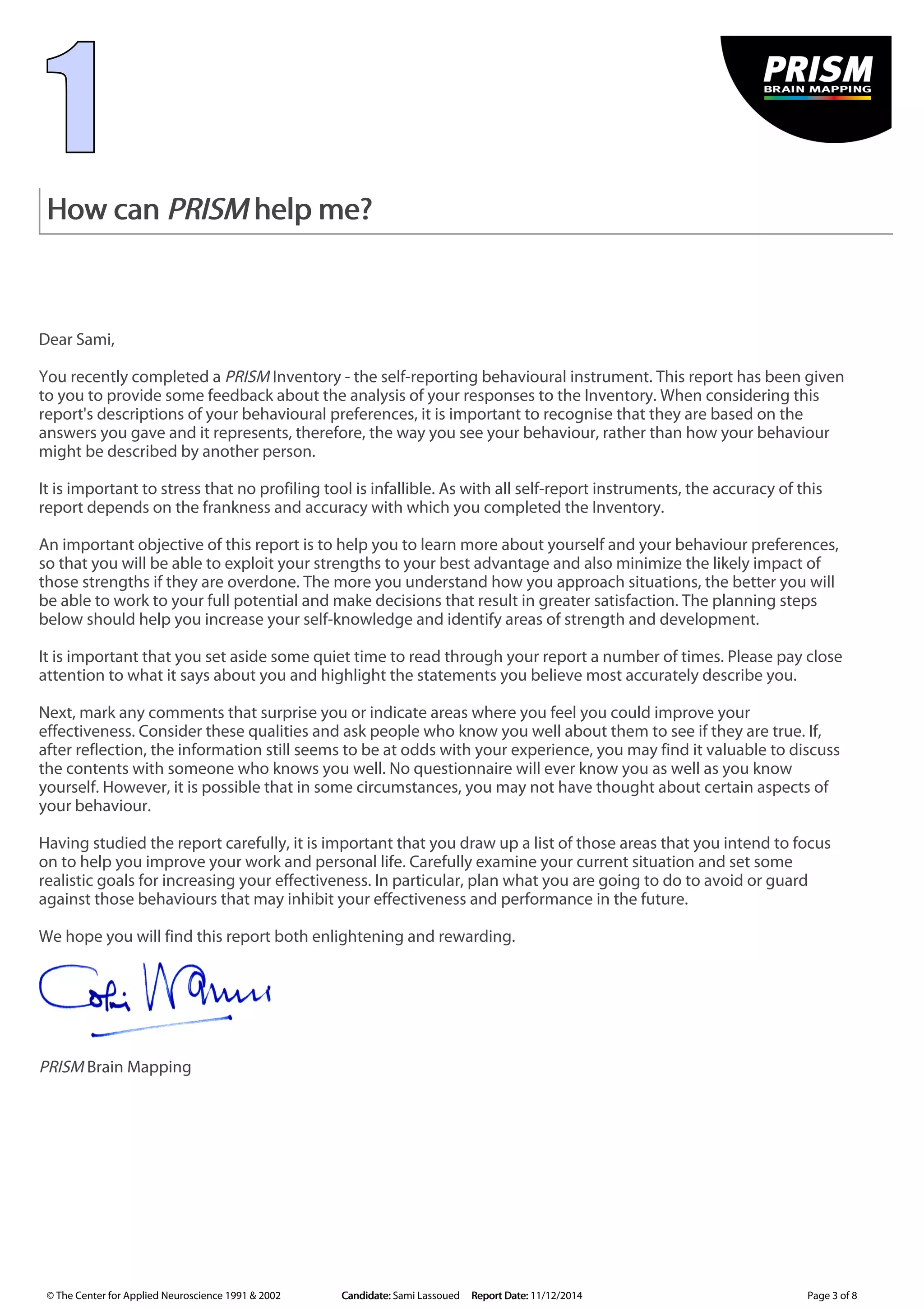 Sami-PRISM_Report | PDF