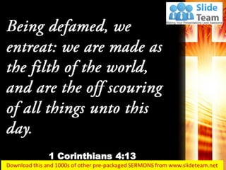 0514 1 corinthians 413 we have become the power point church sermon ...