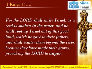 0514 1 kings 1415 they aroused the lord is anger power point church ...