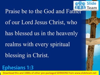0514 ephesians 13 every spiritual blessing in christ power point church ...