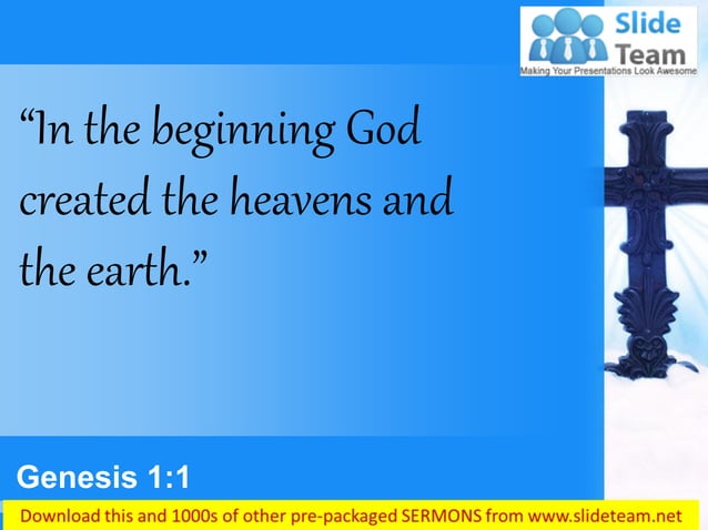0514 genesis 11 in the beginning god created power point church sermon ...
