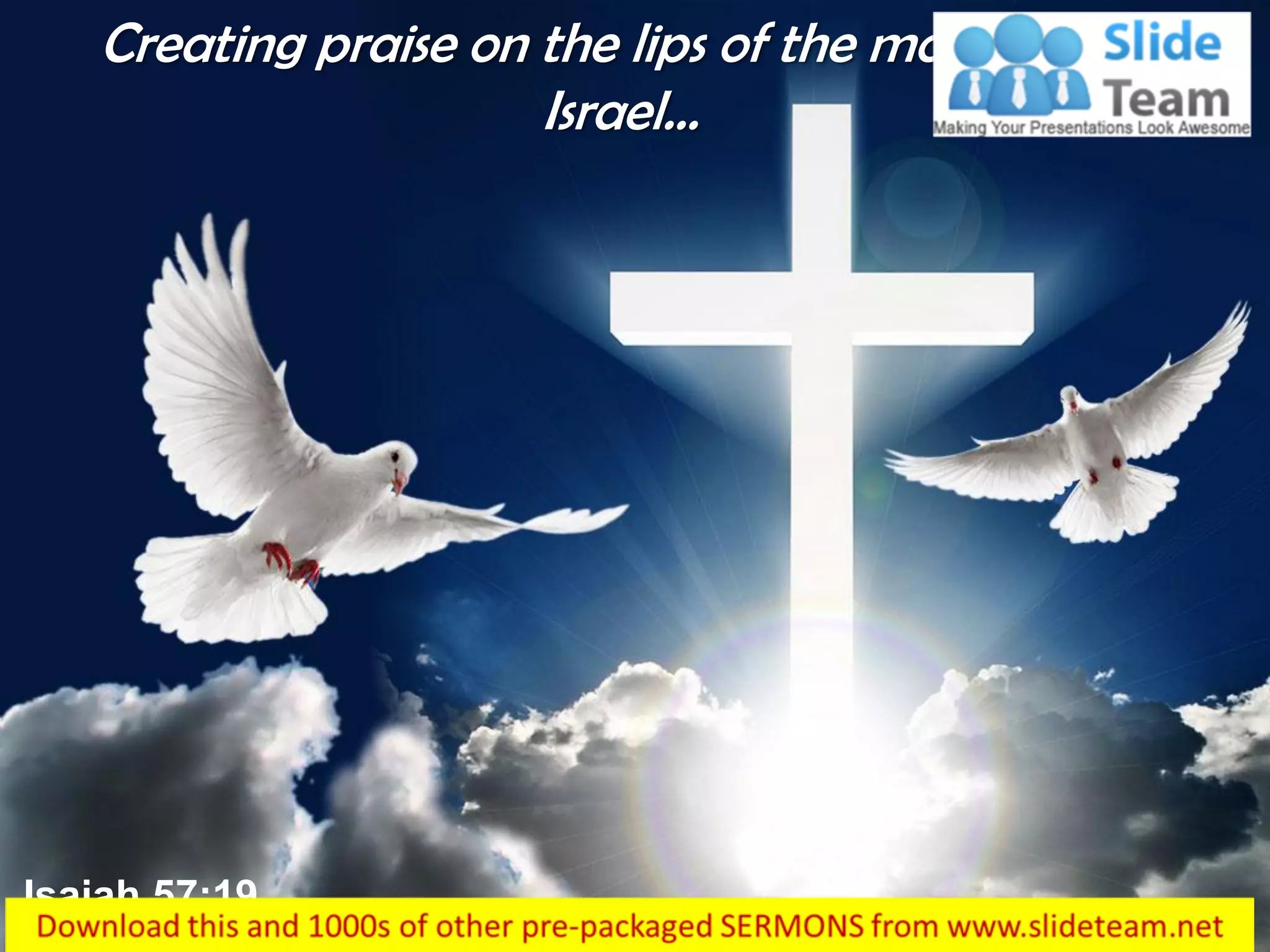 0514 isaiah 5719 creating praise on the lips power point church sermon ...