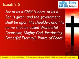 0514 isaiah 96 the government will be on his power point church sermon ...