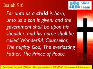 0514 isaiah 96 the government will be on his power point church sermon ...