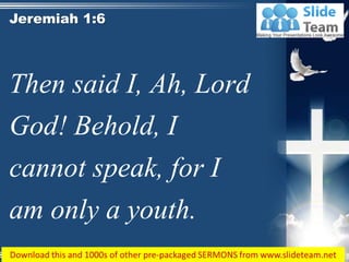 0514 jeremiah 16 i do not know how power point church sermon | PDF