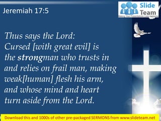 0514 jeremiah 175 cursed are those who trust power point church sermon ...