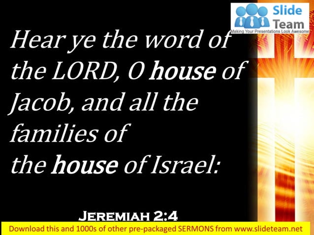 0514 jeremiah 24 hear the word of the lord power power point church ...