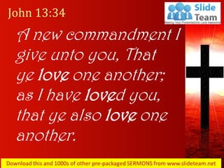 0514 john 1334 as i have loved you power point church sermon | PPT