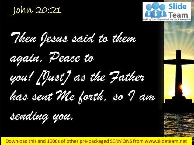 0514 john 2021 again jesus said peace be with you power point church ...