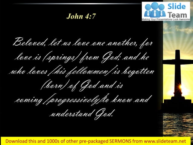 0514 john 47 let us love one another power point church sermon | PDF