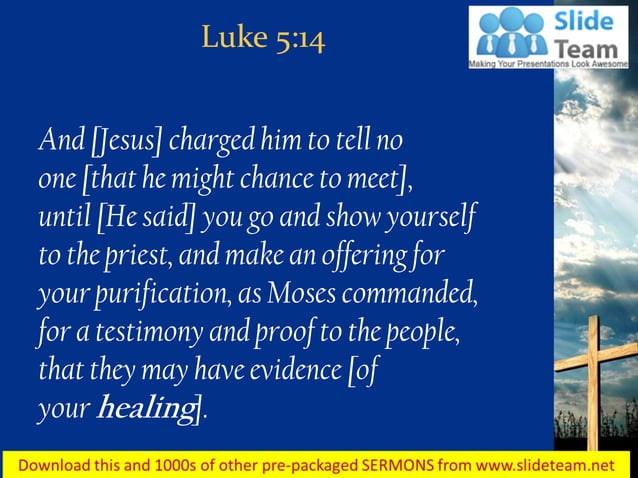 0514 luke 514 offer the sacrifices power point church sermon | PDF | Christianity | Religion ...