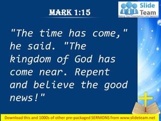 0514 mark 115 the kingdom of god power point church sermon | PDF