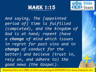 0514 mark 115 the kingdom of god power point church sermon | PDF