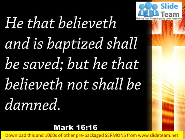0514 mark 1616 whoever believes and is power point church sermon | PDF