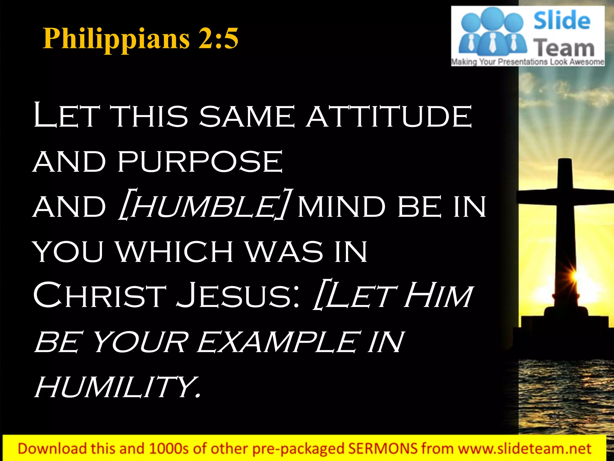 0514 philippians 25 the same attitude of mind power point church sermon | PPT