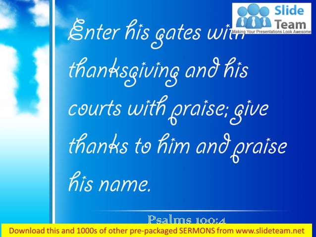 0514 psalms 1004 enter his gates with thanksgiving power point church ...