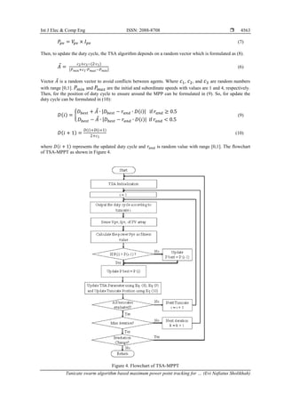 Tunicate swarm algorithm based maximum power point tracking for photovoltaic system under non ...