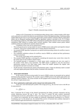 Power saving and optimal hybrid precoding in millimeter wave massive ...