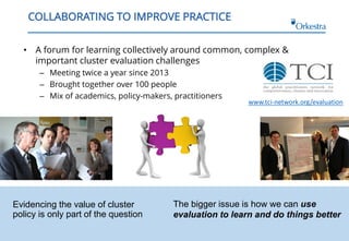 CLUSTER EVALUATION KEY TO UNLOCKING LEARNING AND IMPROVEMENT | PPT