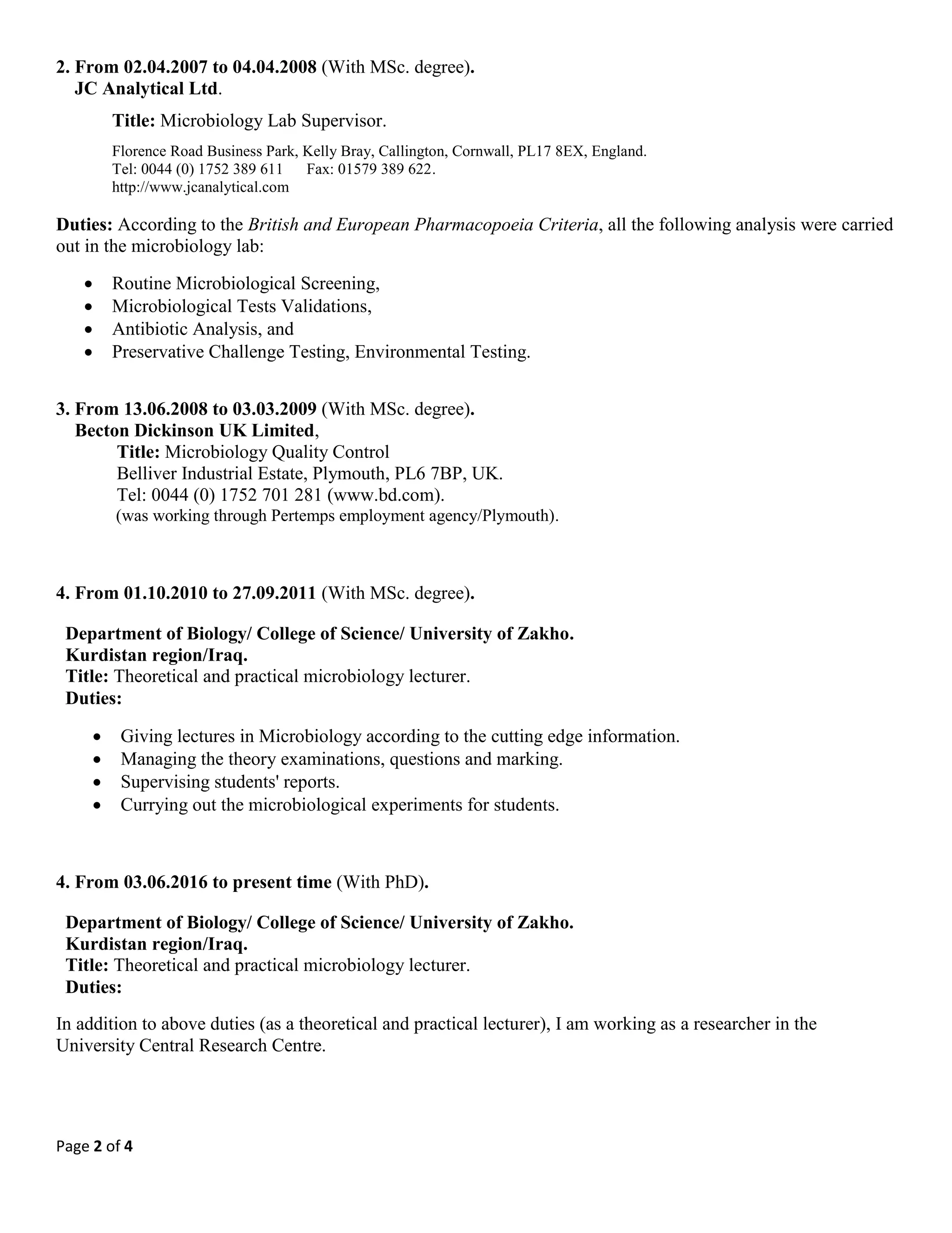 Dr. Fawzi A. Issa CV | PDF