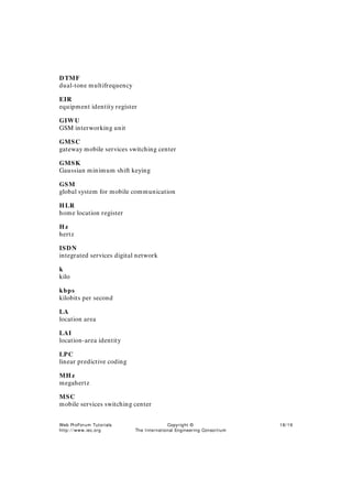 Global system for mobile communication gsm | PDF