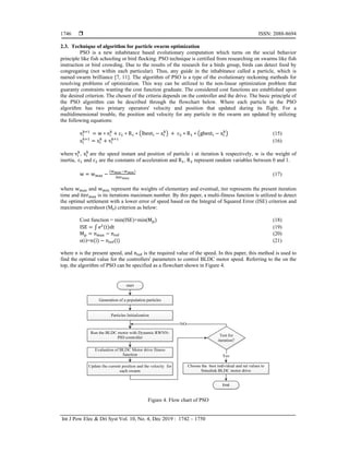 Speed performance evaluation of BLDC motor based on dynamic wavelet neural network and PSO ...