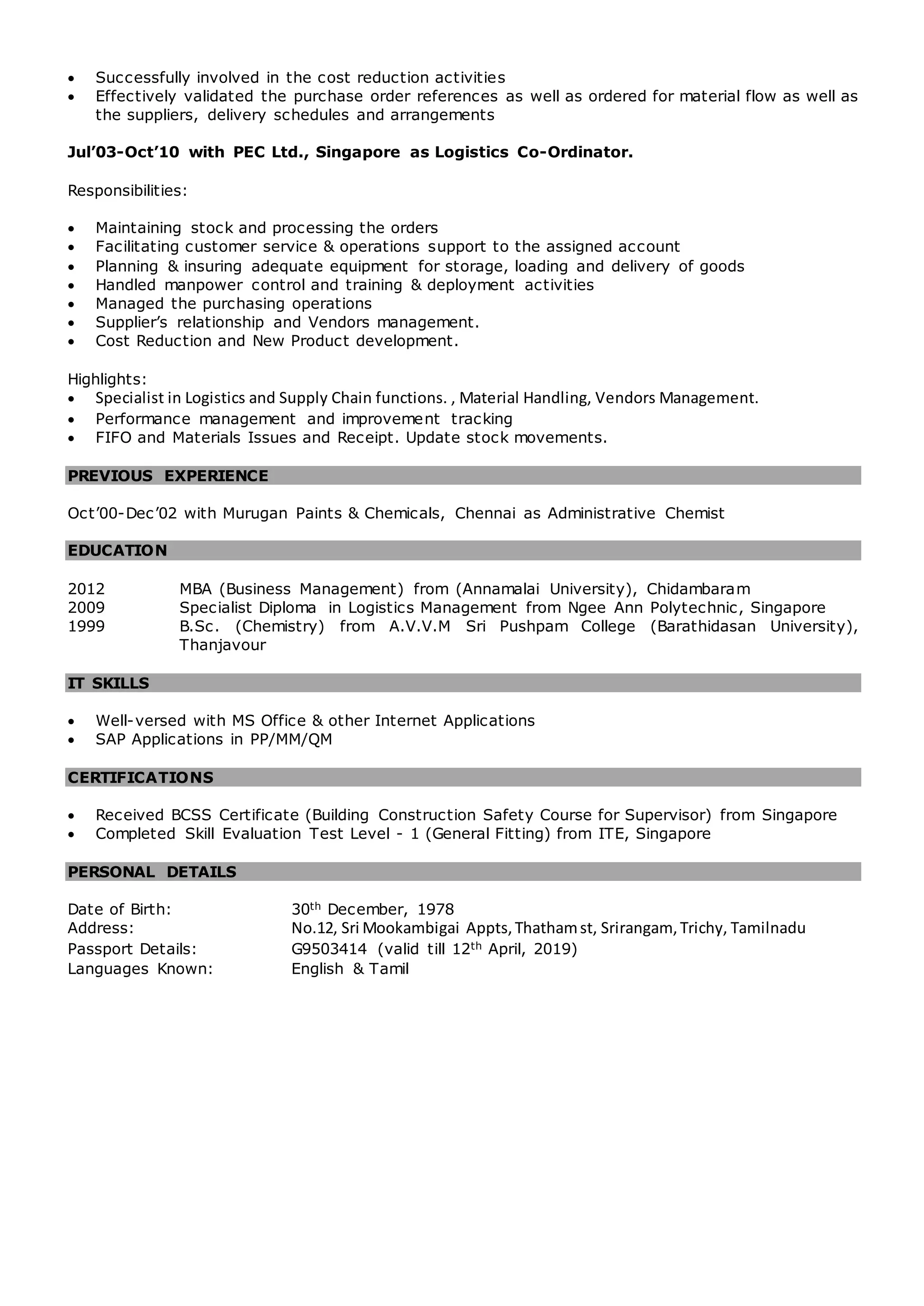Mahesh_resume | PDF