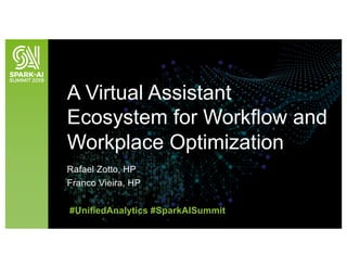 A Virtual Assistant Ecosystem for Workflow and Workplace Optimization | PPT