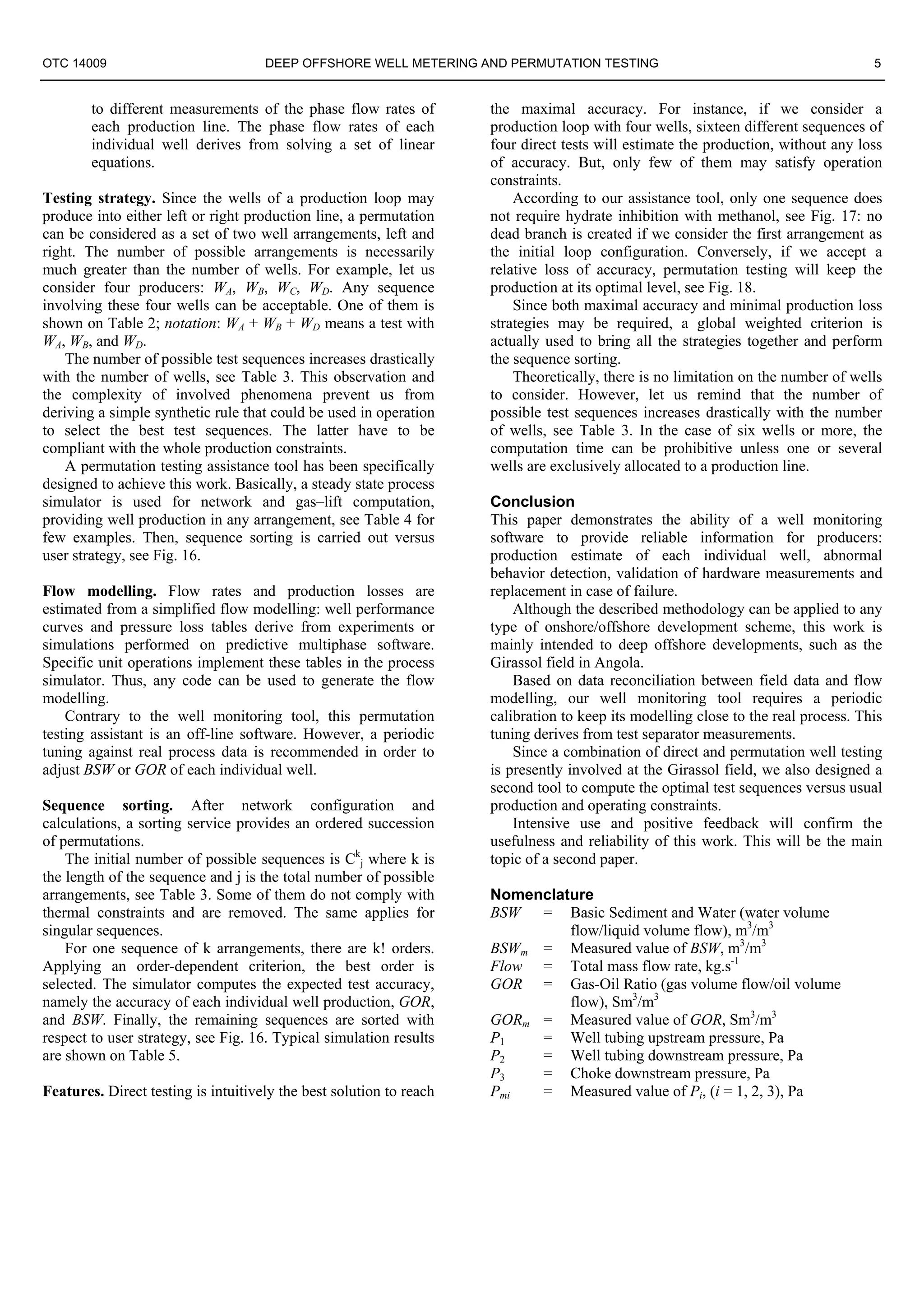 OTC 14009 Deep Offshore Well Metering and Permutation Testing | PDF