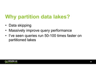 Optimizing Delta/Parquet Data Lakes for Apache Spark | PPT