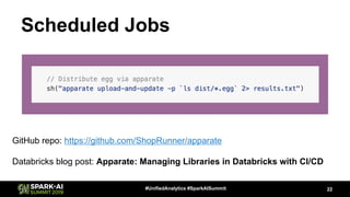 Connecting the Dots: Integrating Apache Spark into Production Pipelines ...