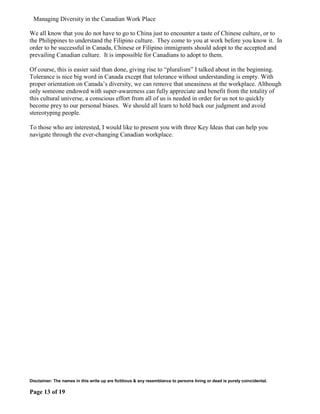 022114-Managing Diversity in the Canadian Workplace | PDF