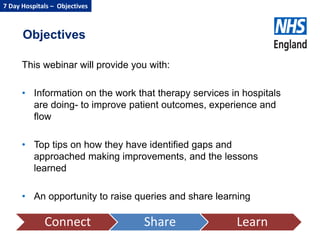 How therapy teams can work differently to improve patient flow | PPT