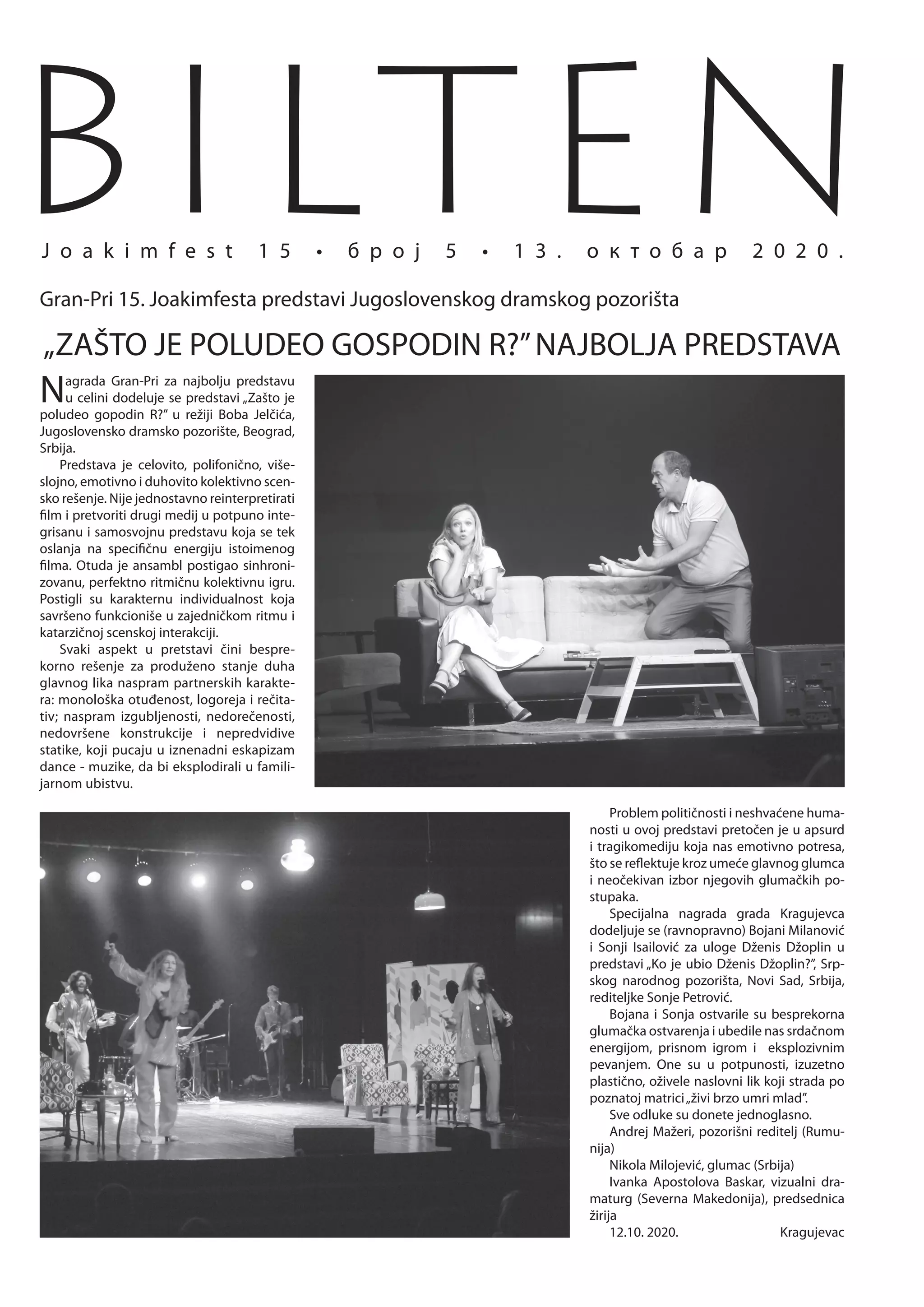 15. Joakimfest Bilten 5. | PDF